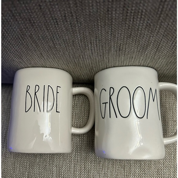 Rae Dunn | Dining | Rae Dunn Bride Groom Mugs Set Of 2 Euc | Poshmark